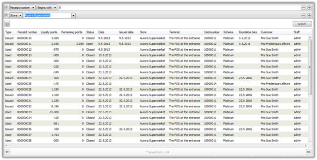 Loyalty Transactions