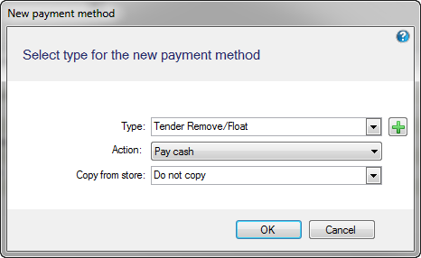 Float entry payment setup